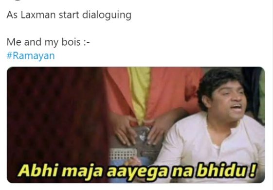When Laxman Starts Talking. Ramayan Meme