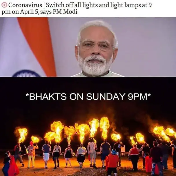 Bhakts On 5th April