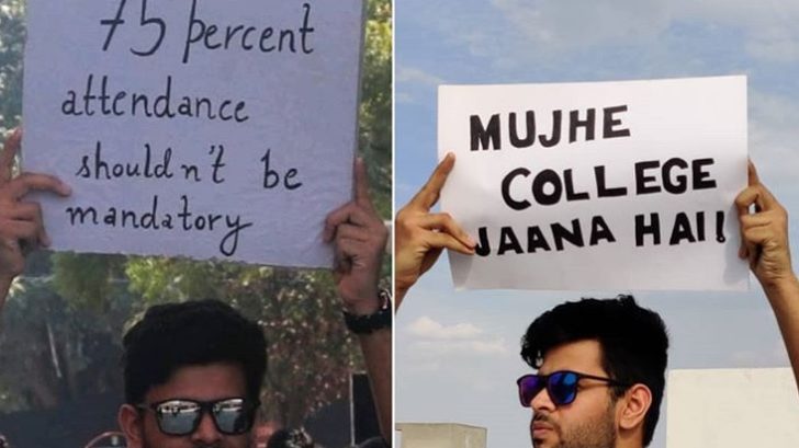 College Students During Lockdown At Home