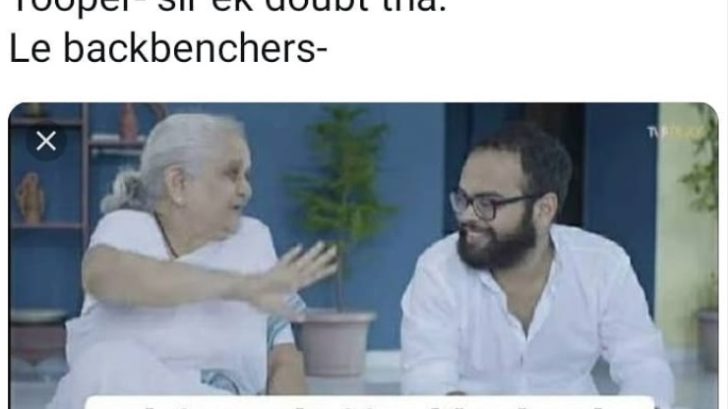 Topper Asking Doubts In Class