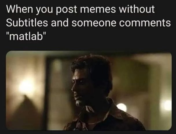 Posting Memes Without Subtitles