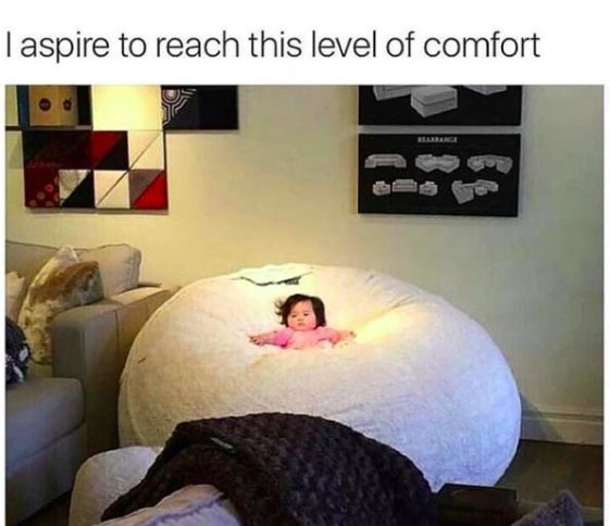 Aspiring That Level Of Comfort