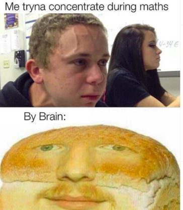 Trying To Concentrate During Maths