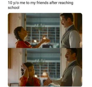 Acting Smart Infront Of Friends