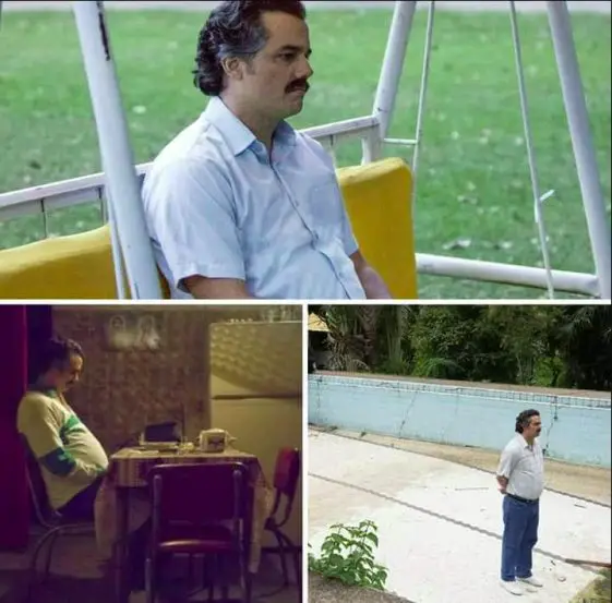 Sad Pablo Escobar - Meme Template