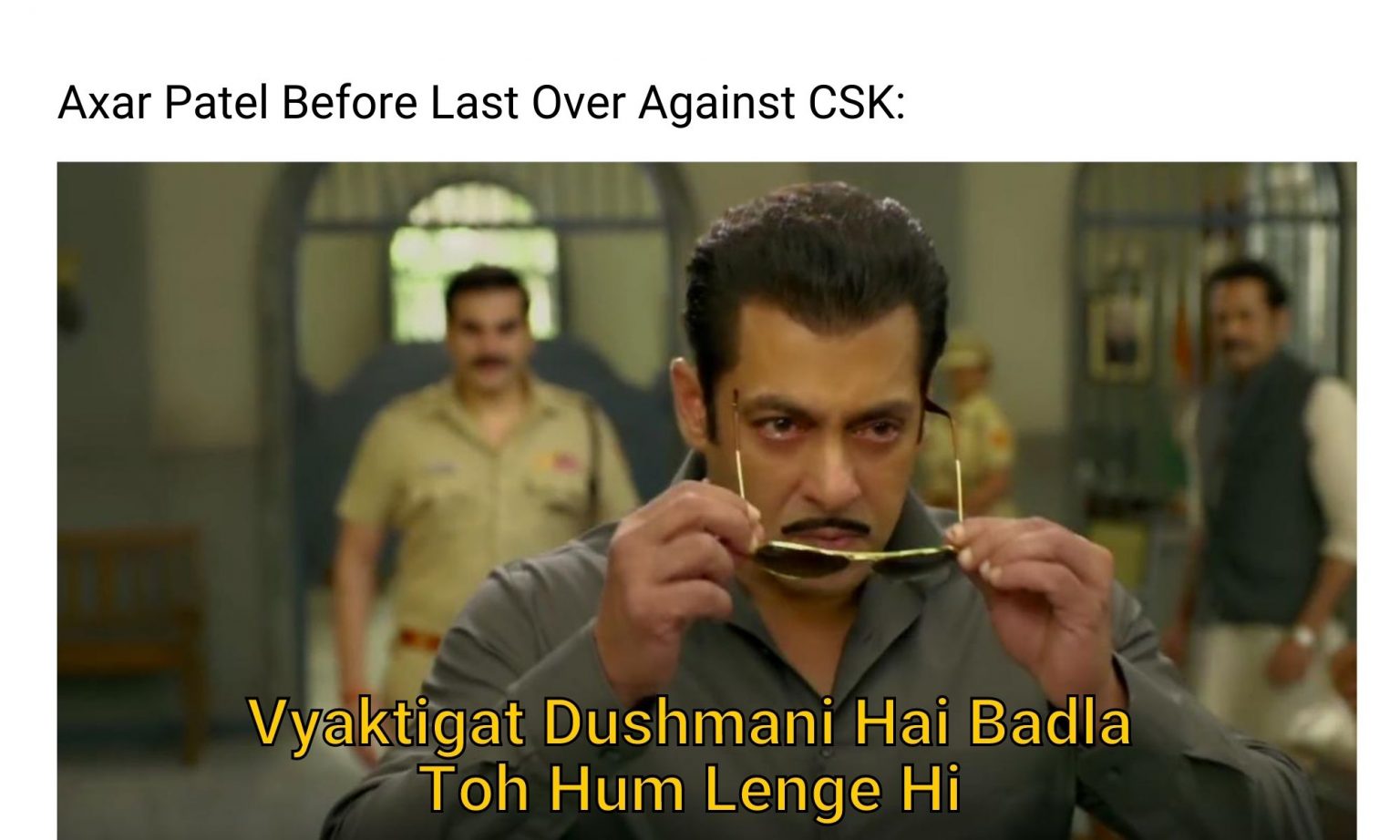Vyaktigat Dushmani Hai Meme Ft. Axar Patel
