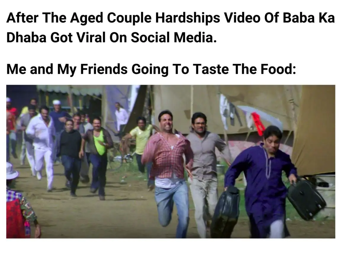 Going To Baba Ka Dhaba