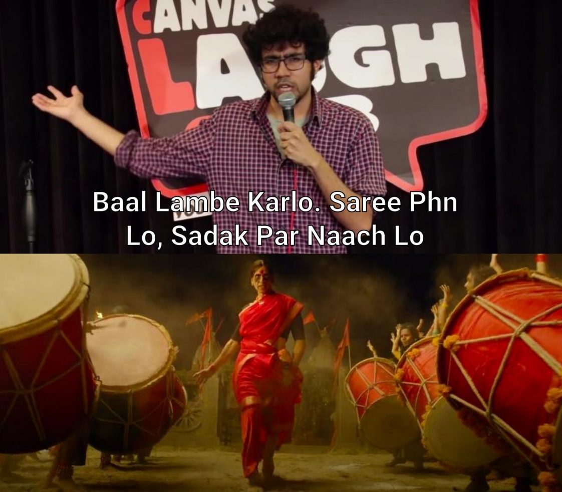 Baal Lambe Karlo Saree Pehen Lo Meme