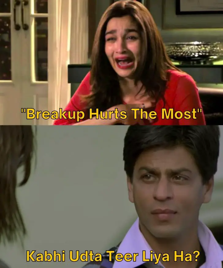 Breakup Hurts The Most Meme Ft. Udta Teer Lena
