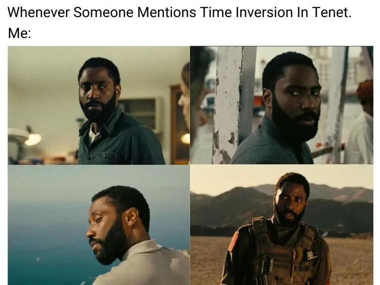 Time Inversion Meme Ft. John David Washington