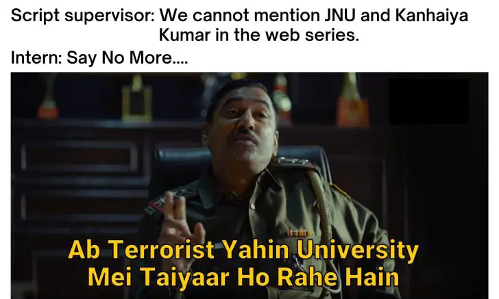 Tandav Meme Ft. JNU