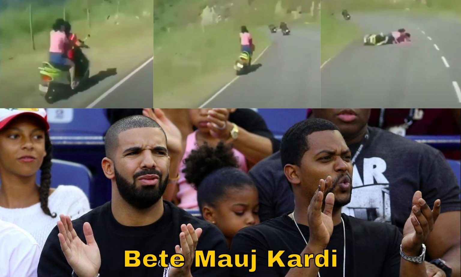 Bete Mauj Kardi Meme Ft. Accident
