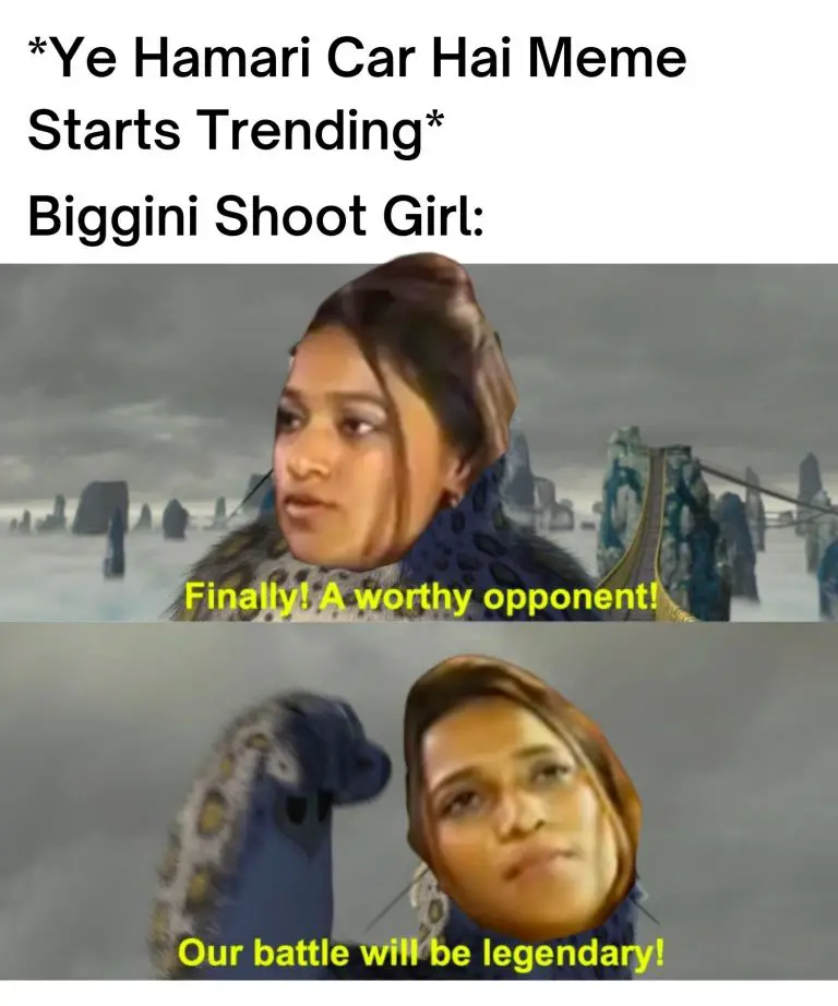 Ye Hamari Car Hai Meme Ft. Biggini Shoot Girl