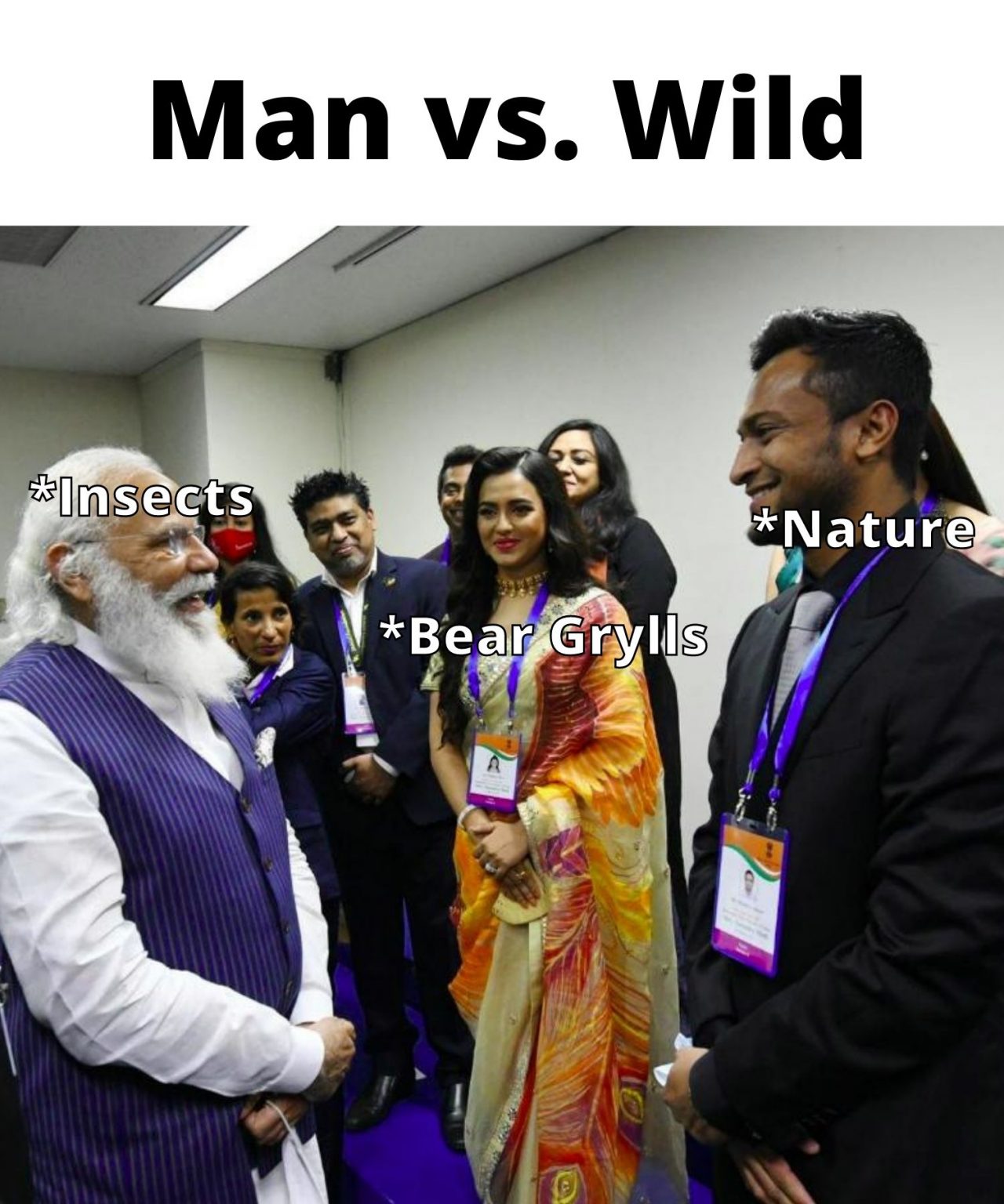 Modi Shakib Al Hasan Meme Ft. Man Vs Wild