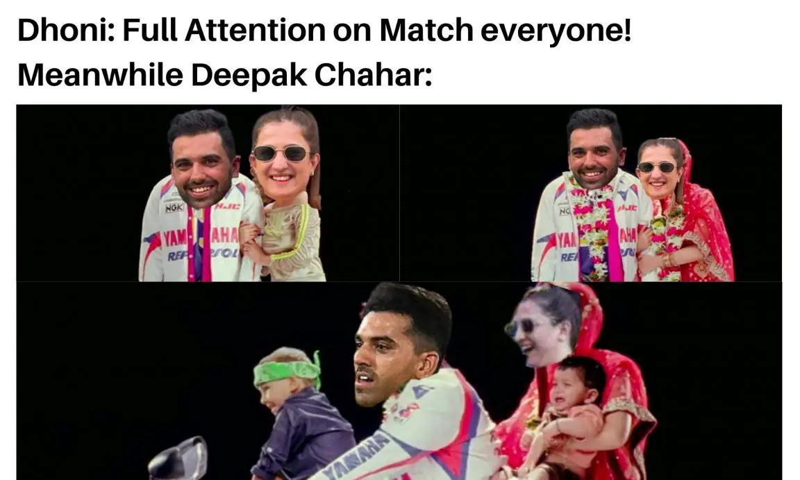 Deepak Chahar Meme Ft. Girlfriend