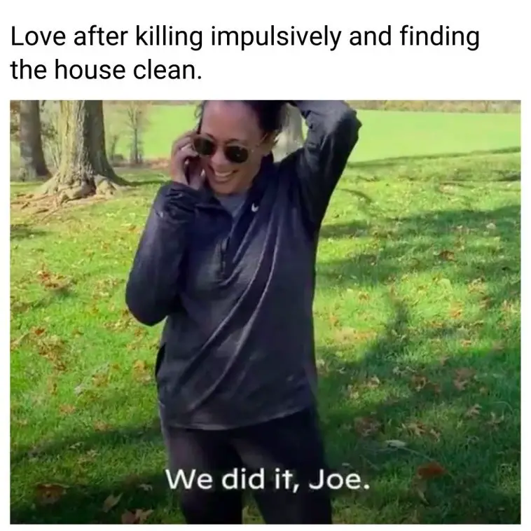We Did It, Joe.