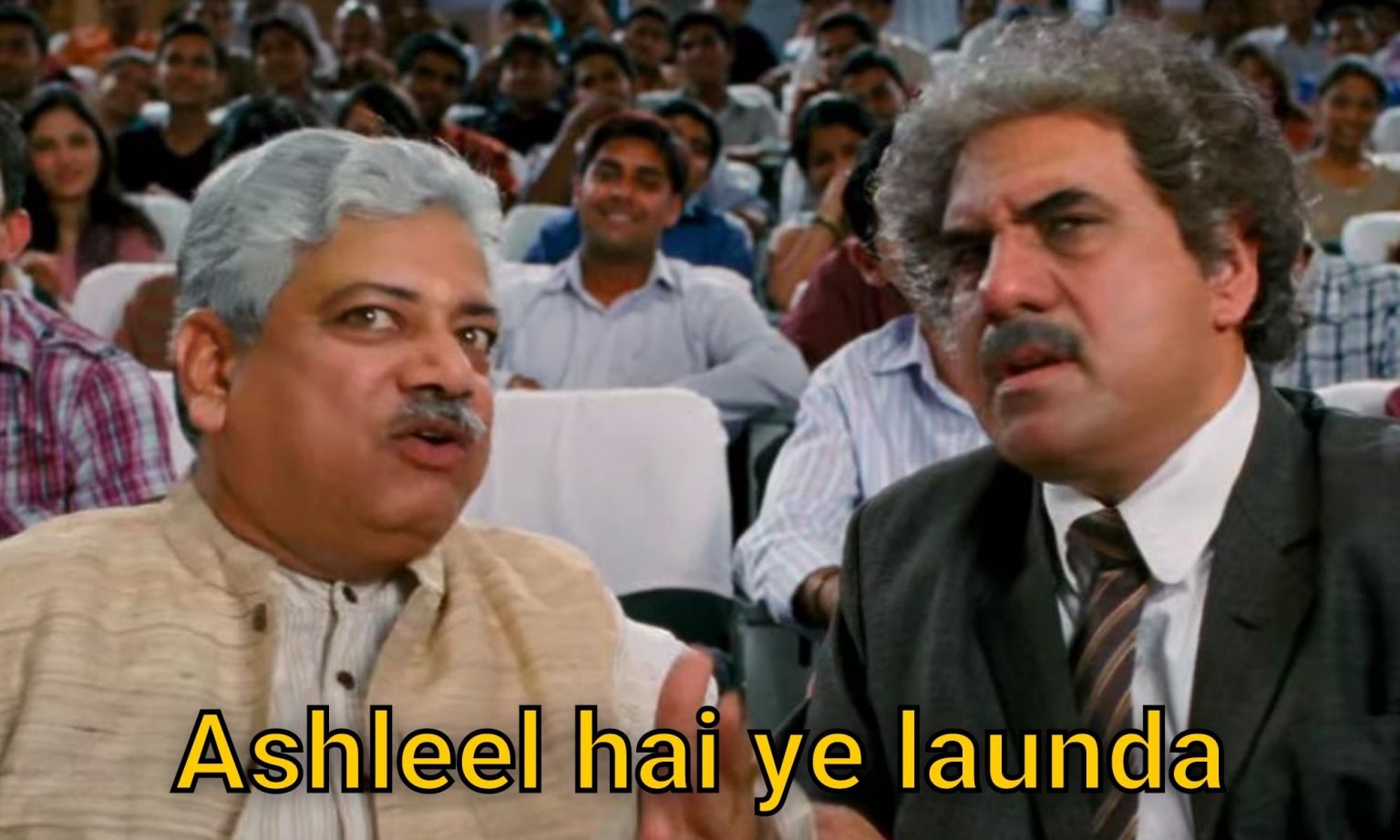 Ashleel Hai Ye Launda - Meme Template