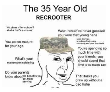 20 Funny Army Recruiter Memes For High Schoolers In 2024