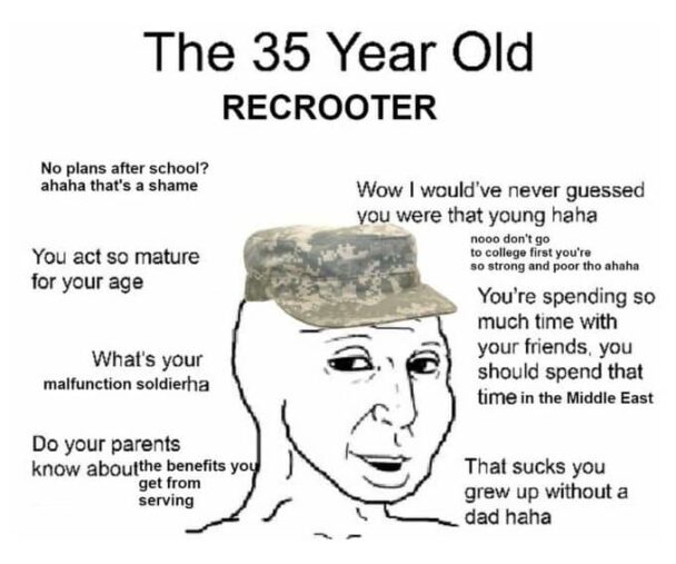 20 Funny Army Recruiter Memes For High Schoolers In 2024