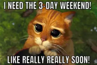 25 Best 3-Day Weekend Memes To Complete Long Weekend