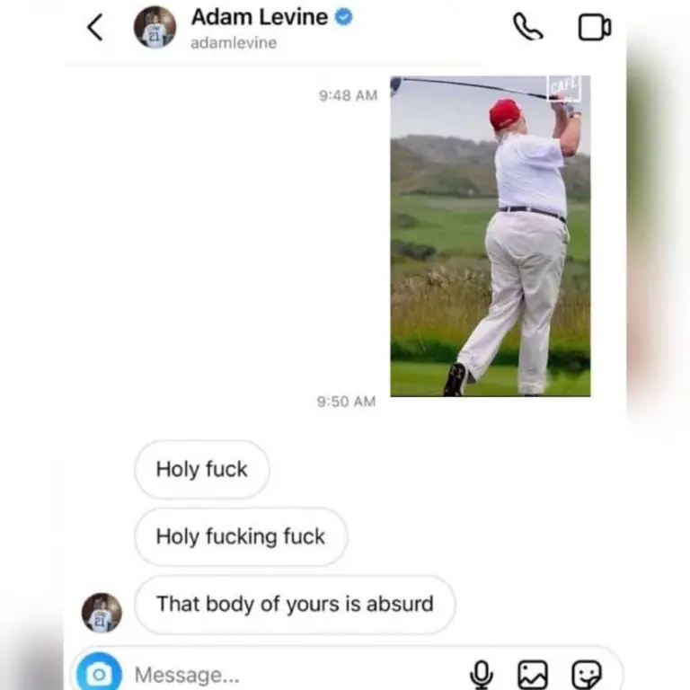 Adam Levine Text And DM - Meme Template