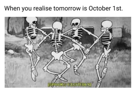 20 Best October 1st Memes To Start Spooky Season In 2025