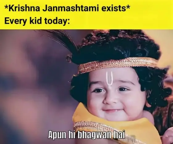 20 Funny Krishna Janmashtami Memes For Festives In 2025